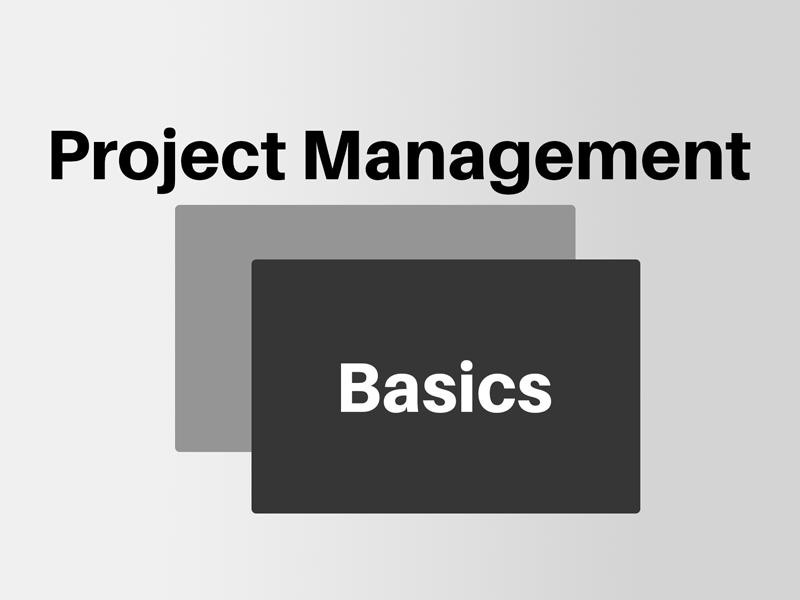 Managing Projects: Basics — Hor Kong Academy